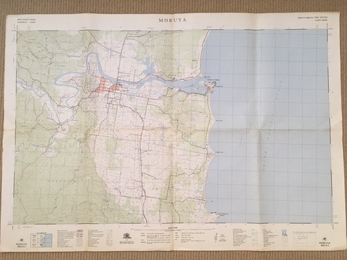 Vintage Department Of Lands Map Of Moruya 1972 97 Cm X 68 Cm Approx | eBay