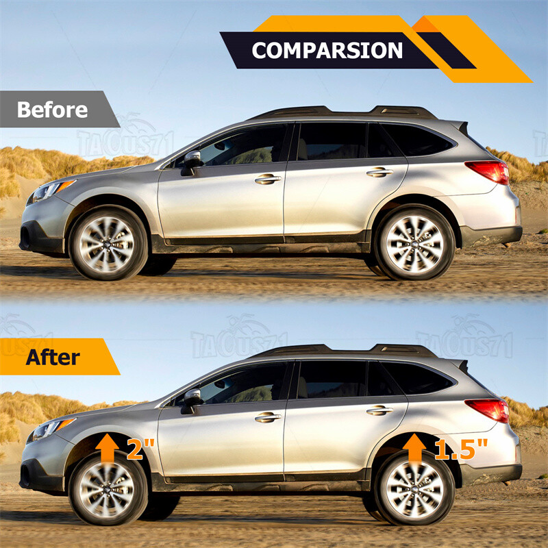 Front 2" Rear 1.5" Leveling Lift Kit For Subaru Outback 2015-2016 2017 ...