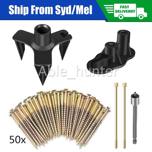 55x Squeaky Floor Repair Kit Eliminate Floor Squeak Screws Hidden Deck ...