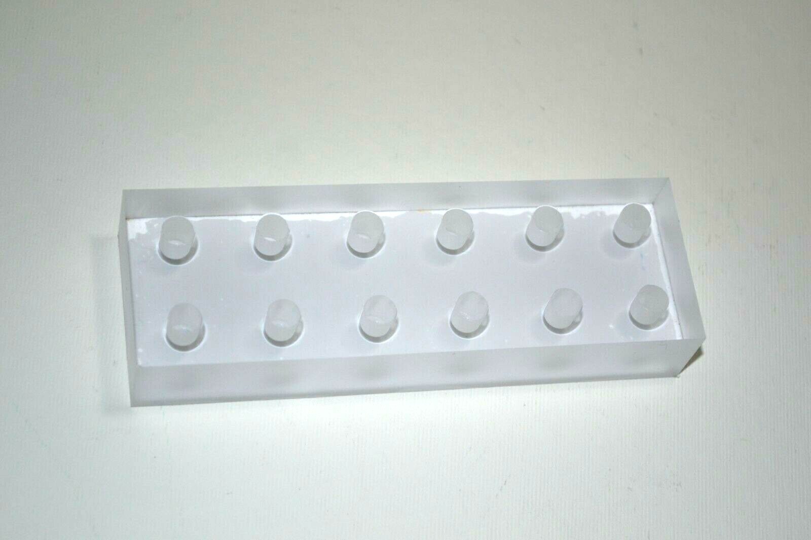 Acrylic Base with 12 Hole Ø 1/4'' for Dop Sticks / Lapidary Faceting ...