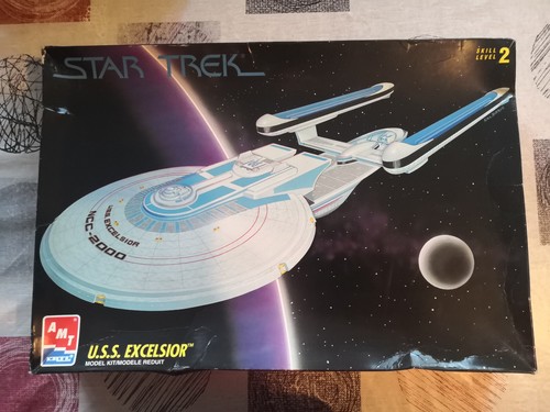 Maquette Star Trek USS Excelsior NCC-2000 AMT-ERTL. | eBay