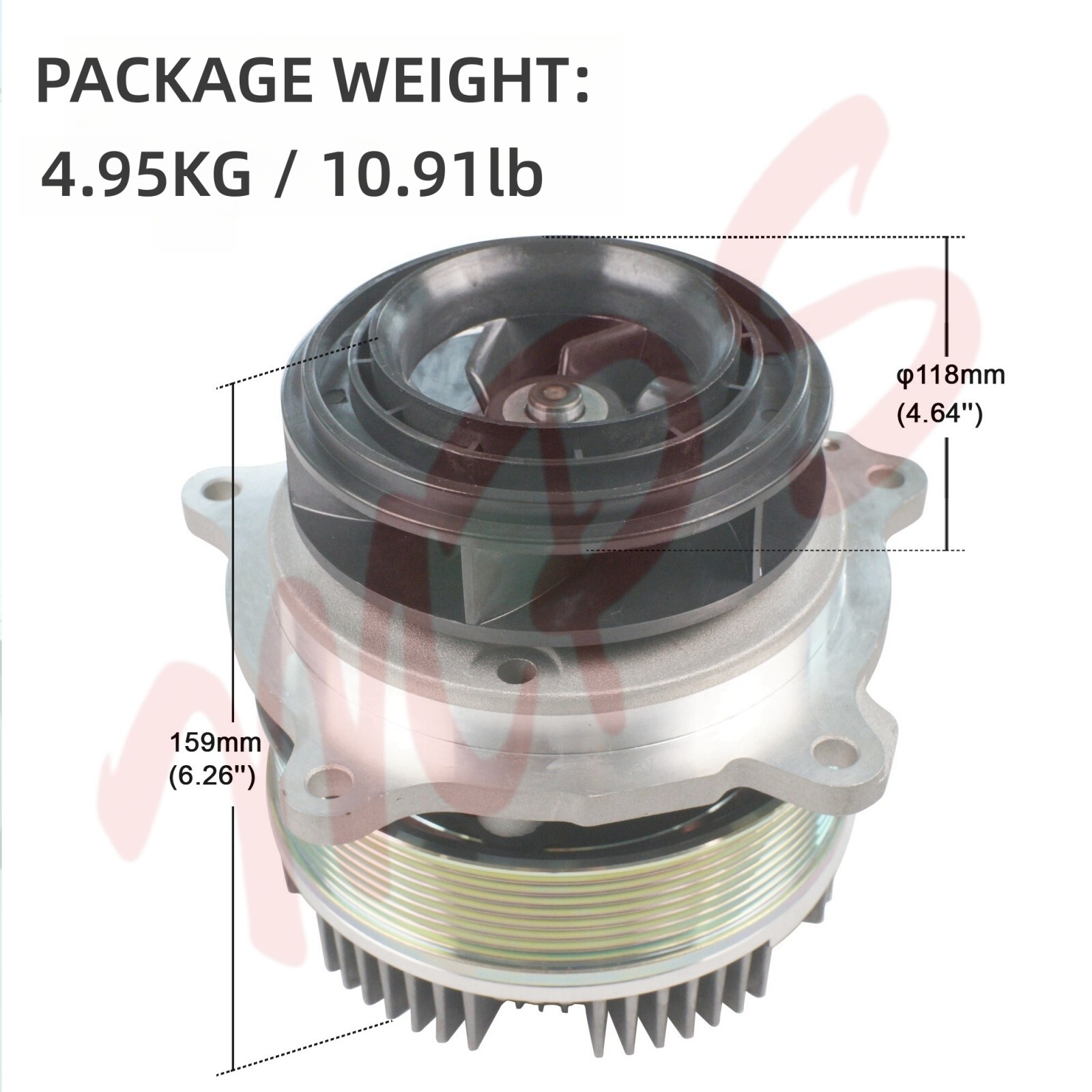 2267060PE Water Pump for PACCAR MX-13 2184199PE 2267065 2184199 2184203 ...