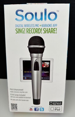 Soulo | Digital Wireless Mic | Karaoke App | New Sealed | 2011 | eBay