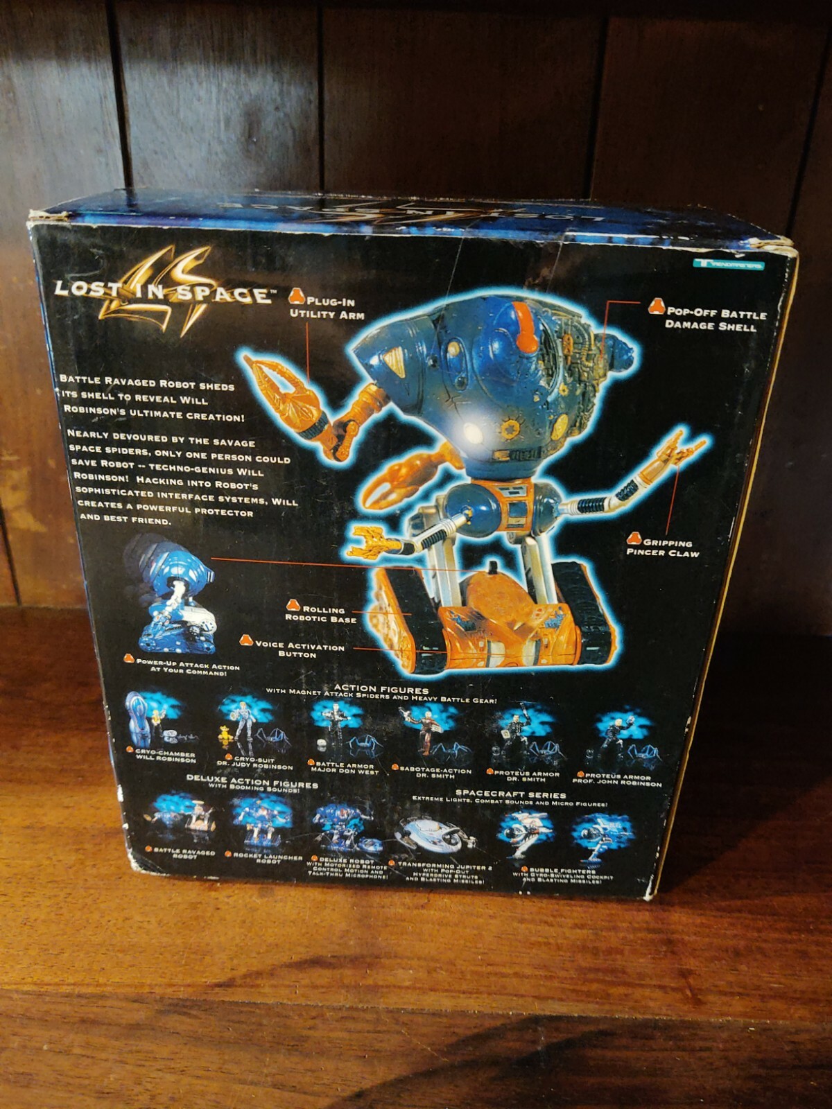 1997 Trendmasters Lost in Space Action Figure Battle Ravaged Robot NIB ...
