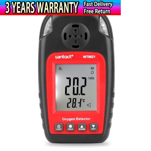 WT8821 Oxygen Detector Handheld Oxygen Analyzer Tester for Oxygen ...