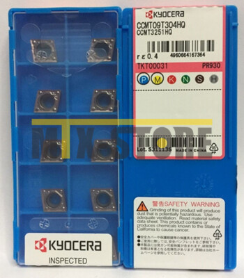 10pcs/box New Kyocera CCMT09T304-HQ PR930 CCMT3251HQ Carbide Inserts | eBay