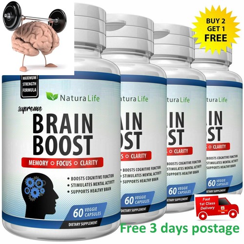 Brain Booster Nootropics Supplements Focus Limitless Pills Memory ...