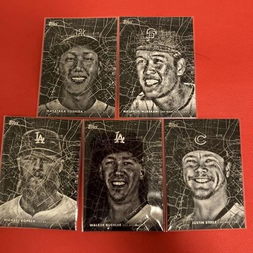 2025 Topps MLB Series 1 Tokyo Series Night Map 5 Cards From Japan | eBay