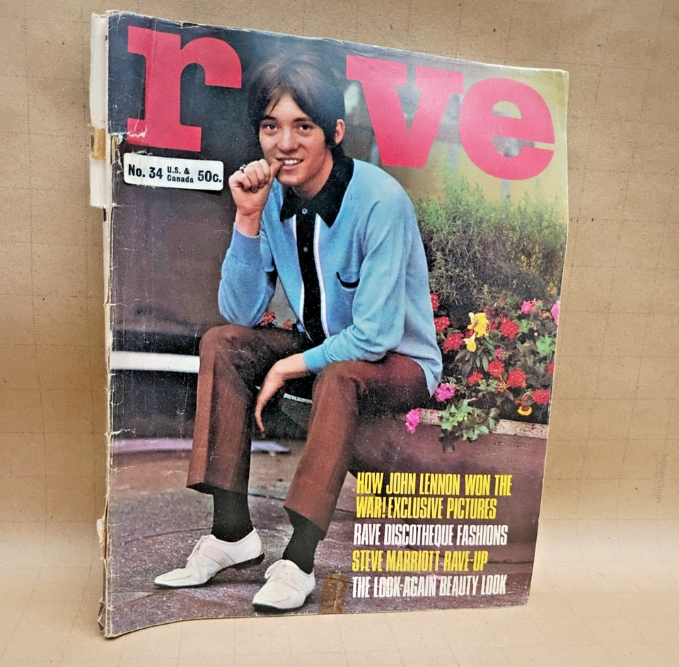 Vintage RAVE Magazine Lot 1960s Teen Pop Music + Elvis Presley Special ...