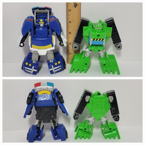 Transformers Rescue Bots Academy ~ Lot of 4 Optimus Prime, Boulder ...
