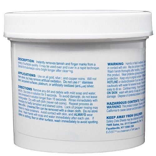 10 oz e-Z-est Coin Cleaner for Gold Silver and Copper Coins | eBay
