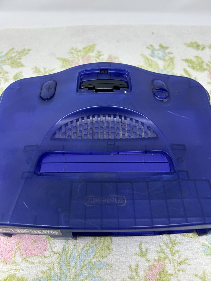 USA Nintendo 64 N64 GRAPE Funtastic Console w/ 3 OEM Controllers Tested ...