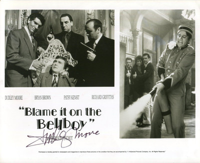 Dudley Moore Blame It On Th Bellboy Arthur Star Signed Autograph Photo ...