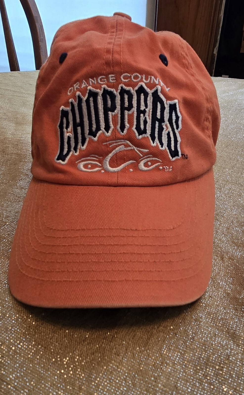 VINTAGE ORANGE COUNTY CHOPPERS HAT ADJUSTABLE - Gem