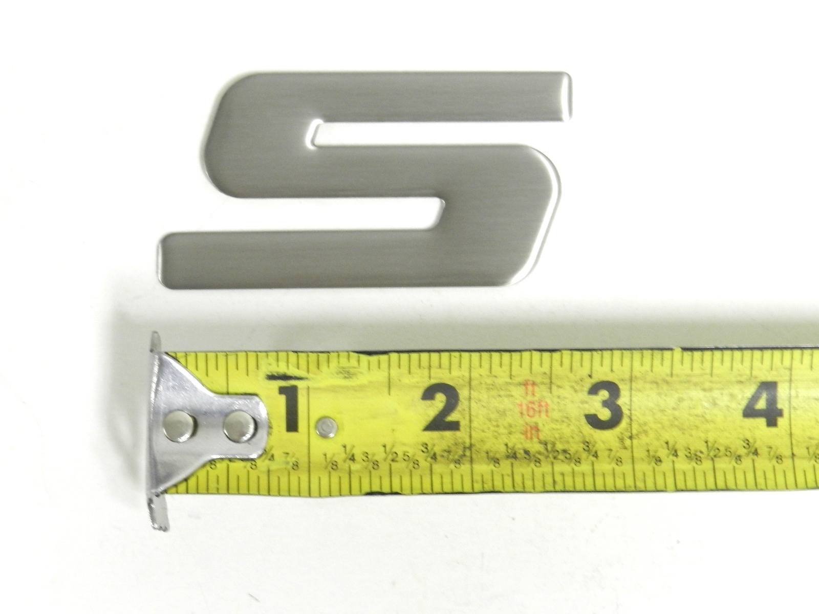 1 LARGE SILVER SS EMBLEM BADGE DECAL FOR CHEVROLET CHEVY TRAILBLAZER ...