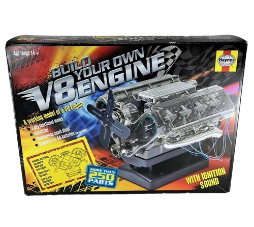 Haynes Build Your Own V8 Engine Scale Model Kit -Open box unassembled ...