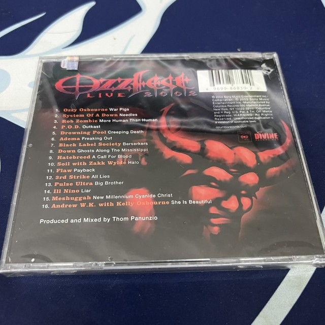 Ozzfest 2002 Live Album [PA] by Various Artists (CD, Sep-2002, Sony ...