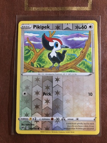 PIKIPEK Pokémon TCG Vivid Voltage 143/185 Reverse Holo Common Card MINT ...
