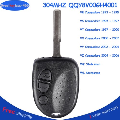 3B Complete Remote Key Fob To Suit Holden Commodore VS VR VT VX VY 2000 ...