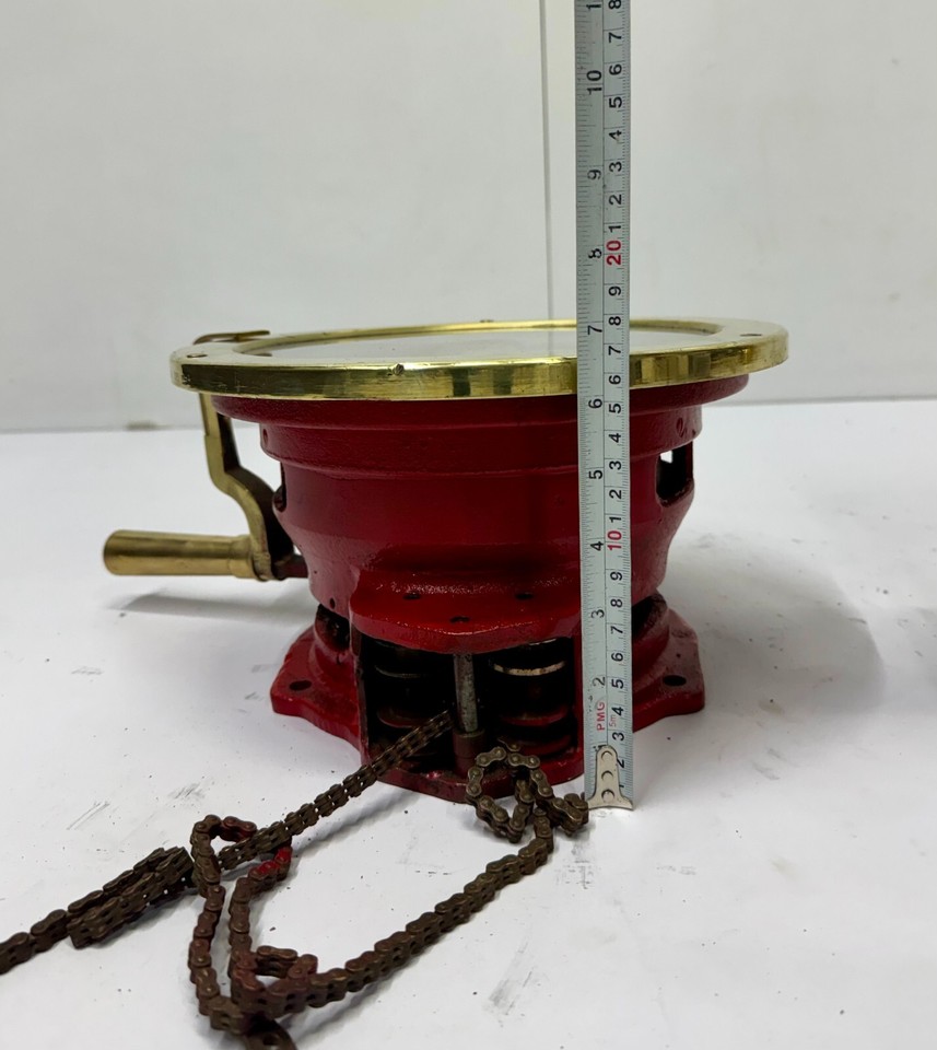 Original Brass Iron Chadburns Liverpool Ltd. London Ship Wall Telegraph ...