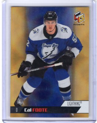 CAL FOOTE 2020-21 Upper Deck Extended Series HOLOGRFX GOLD ROOKIE #HG ...
