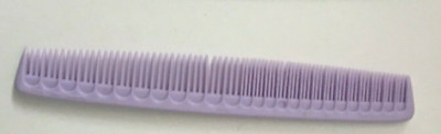 New Tupperware 6.75 inch Long Hair Styling Barber Comb Lilac Purple ...