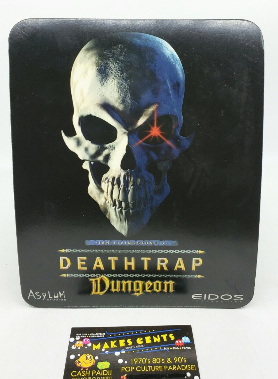 1997 DEATHTRAP DUNGEON Death Trap - Vintage PS1 / PC Mouse Pad Promo ...