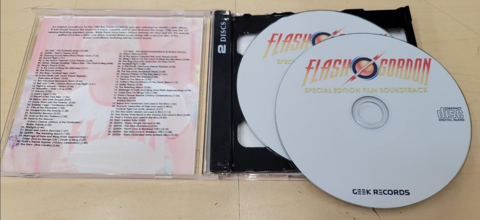 FLASH GORDON complete soundtrack CD, Queen, Howard Blake, RARE!! | eBay