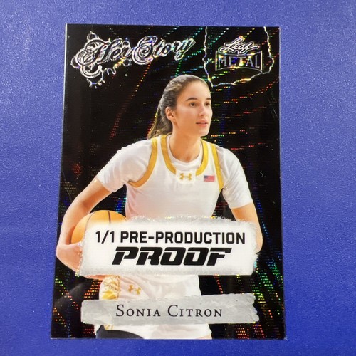 2024 Leaf Metal Women Of Sport Sonia Citron Her Story 1/1 Pre ...