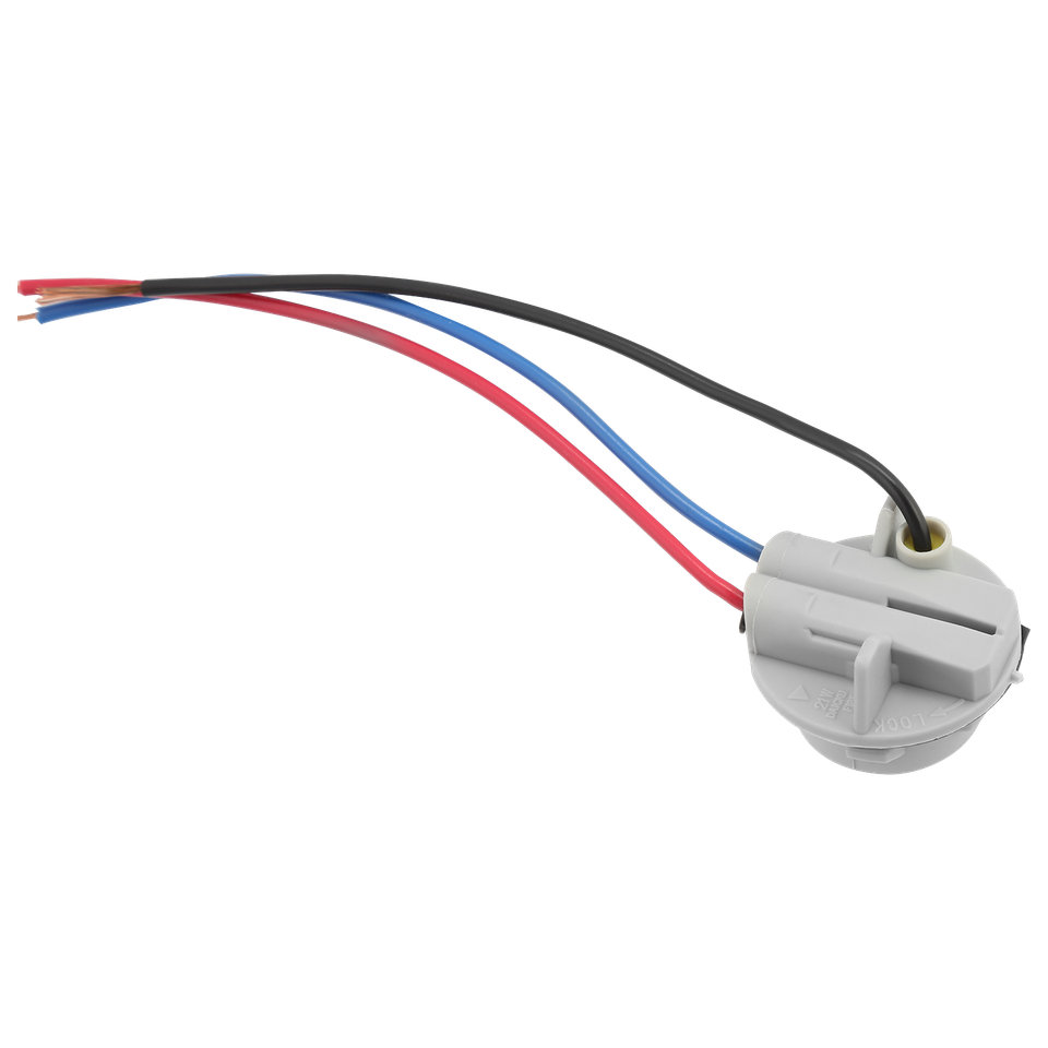 2PCS 1157 2357 LED Pig Tail Plug Stop Brake Turn Light Bulb Socket ...