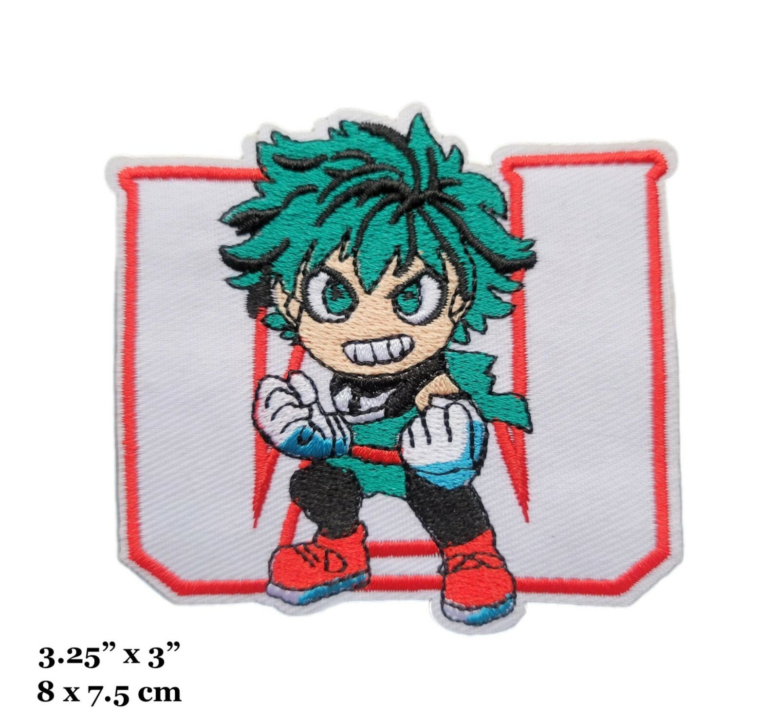 My Hero Academia Izuku Midoriya Deku Hero Academy Logo Embroidered Iron ...