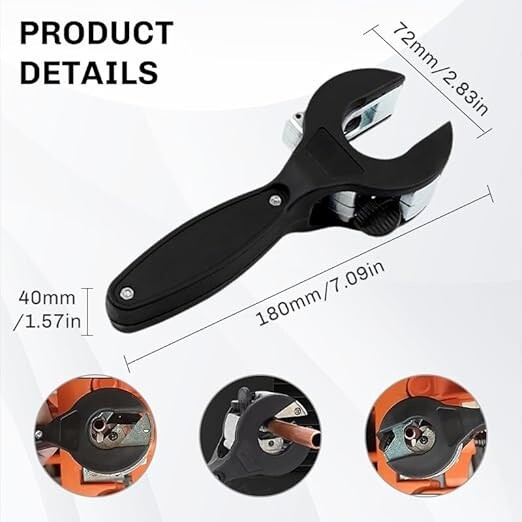 Ratcheting Tubing Cutter, 2-in-1 Compact Pipe Cutter for Copper & PVC ...