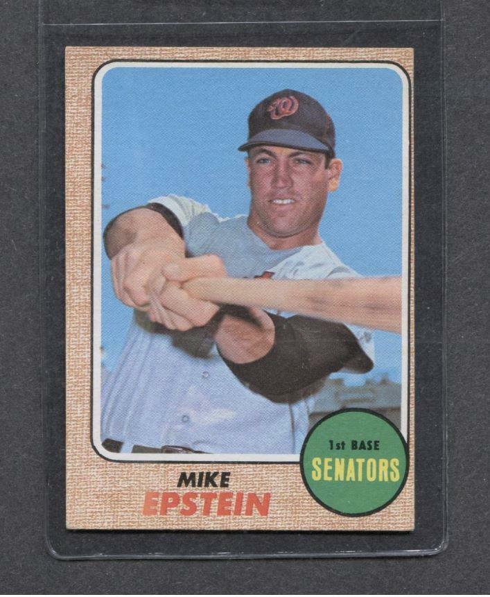 1968 Topps #358 Mike Epstein (Senators) (ST) Ex A1 | eBay