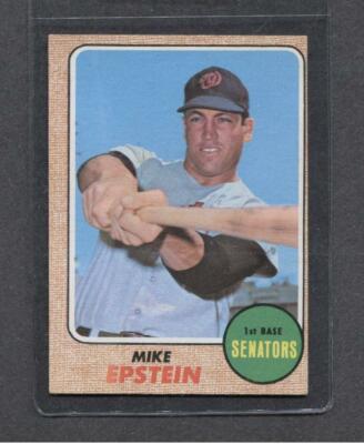 1968 Topps #358 Mike Epstein (Senators) (ST) Ex A1 | eBay