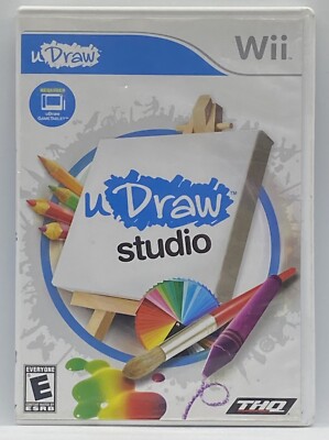 uDraw Studio (Wii, 2010) Manual, Game, and Case | eBay