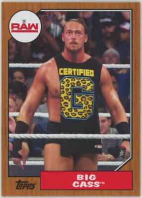 2017 Topps WWE Heritage Big Cass Bronze Parallel Big Bill AEW #13 | eBay