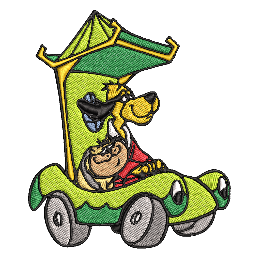 Cartoon Iron on Patches - Dastardly & Muttley, Hong Kong Phooey, Speedy ...