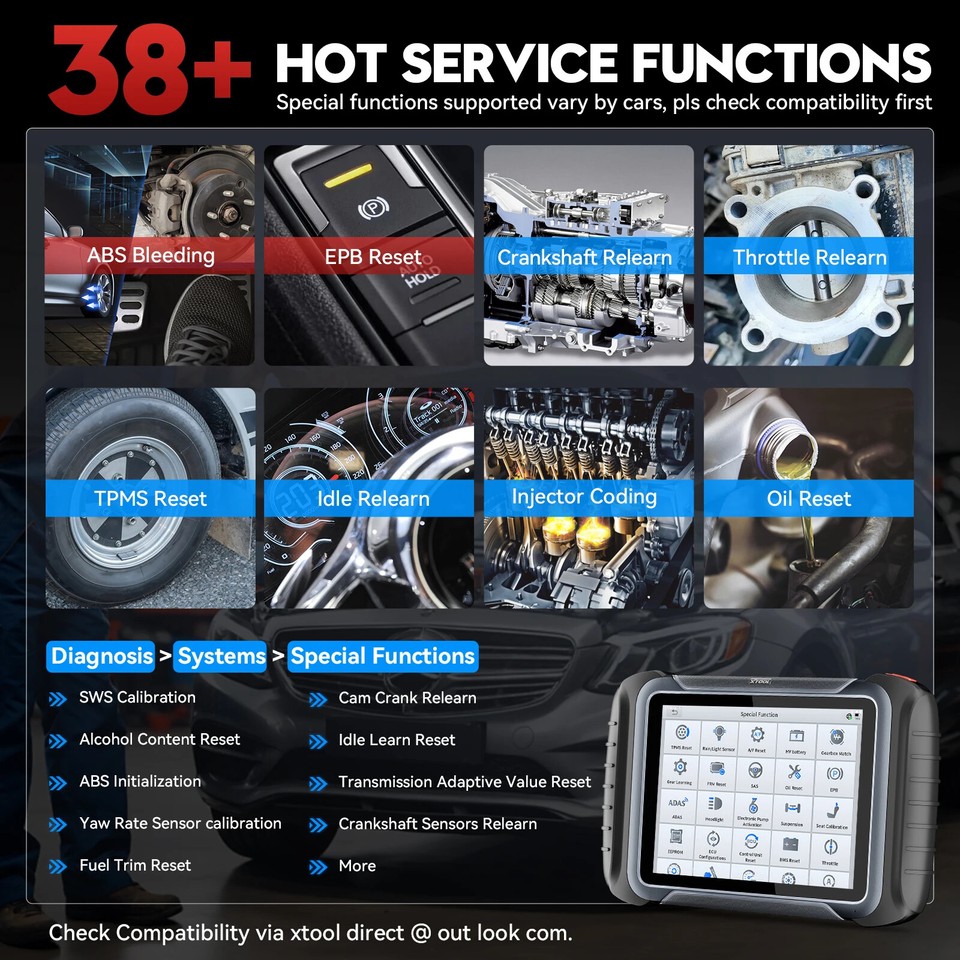 Full System Diagnostic Automotive Scanner ECU Coding Active Test Key ...