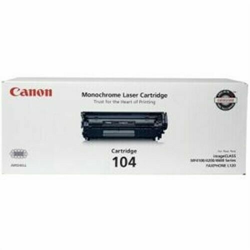 Canon 104 (0263B001A) Black Toner Cartridge for sale online | eBay