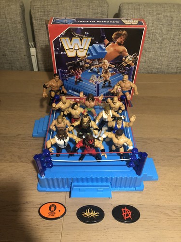 WWE Mattel Retro Bundle With Ring | eBay UK