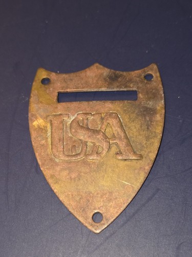 Rare 1861 CIVIL WAR USA Saddle Tag ILL FATED ALLEGHENY ARSENAL ...