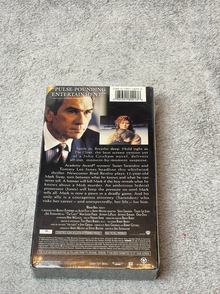 The Client (VHS, 1994) New Sealed 85391323334| eBay