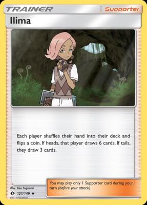 Pokemon Ilima (121/172) Sun & Moon LP | eBay