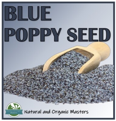 Premium Vegan Poppy Seeds Blue Australian Food grade Baking Cosmetics ...