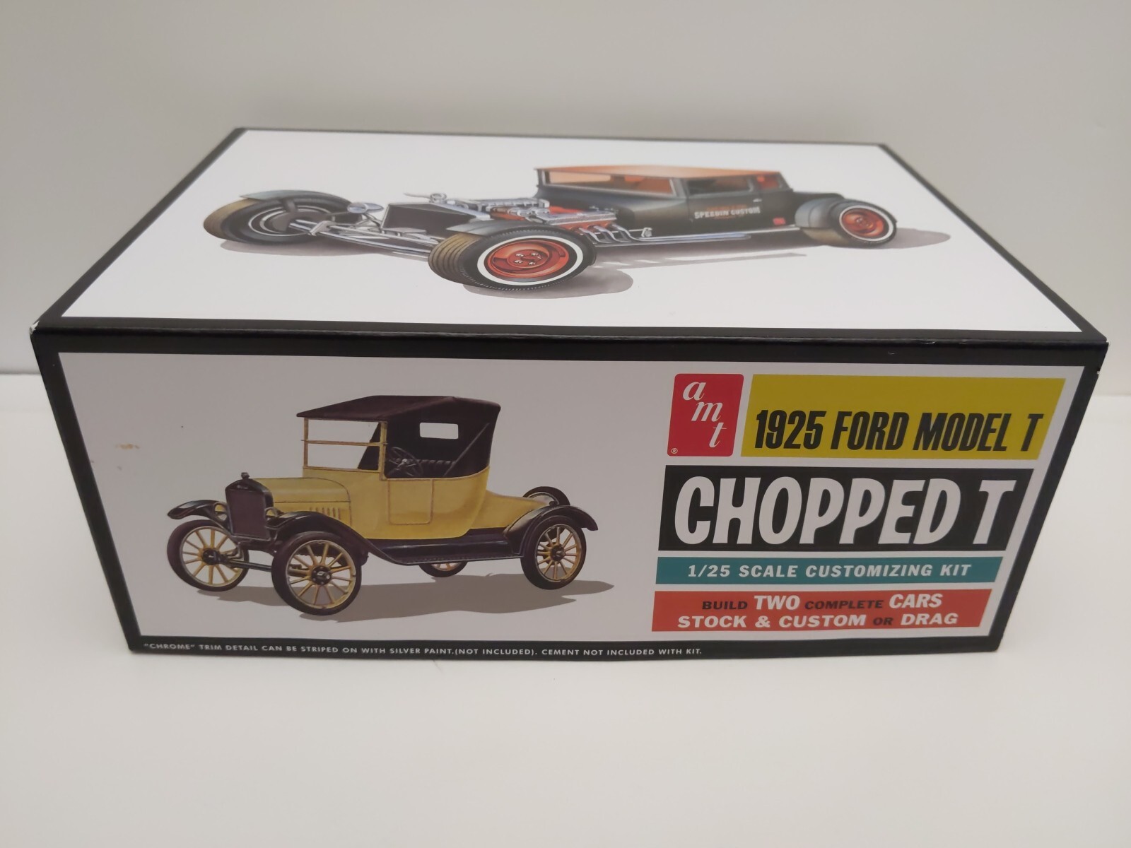 AMT 1925 Ford Model T Chopped T 1:25 Customizing Model Car Kit AMT1167 ...