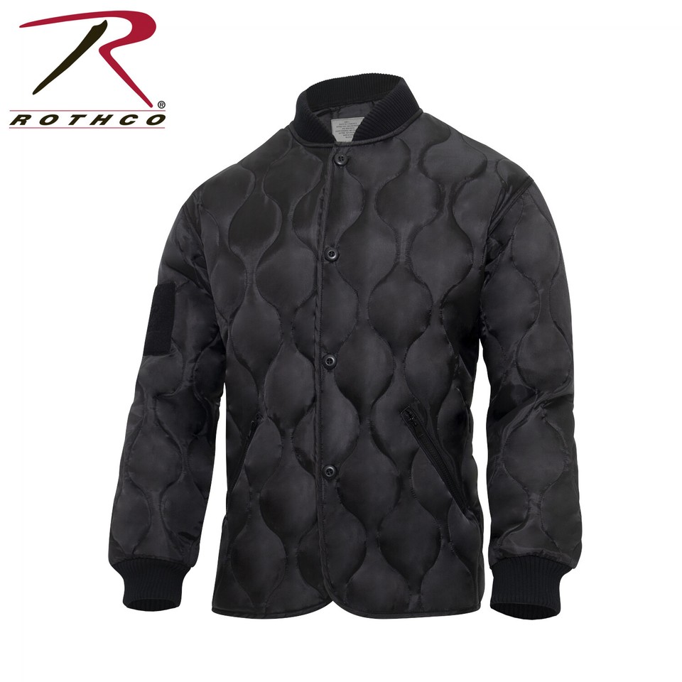 Men's Military Style Quilted Woobie Fashion Jacket | eBay
