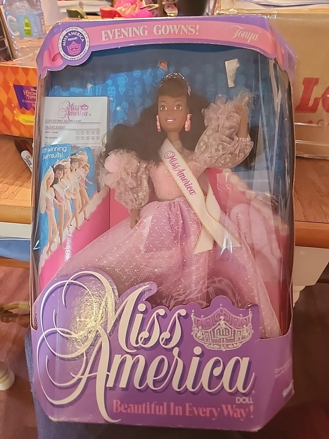 Vintage 1991 Kenner Official Miss America Tonya Doll Sealed w Fast ...