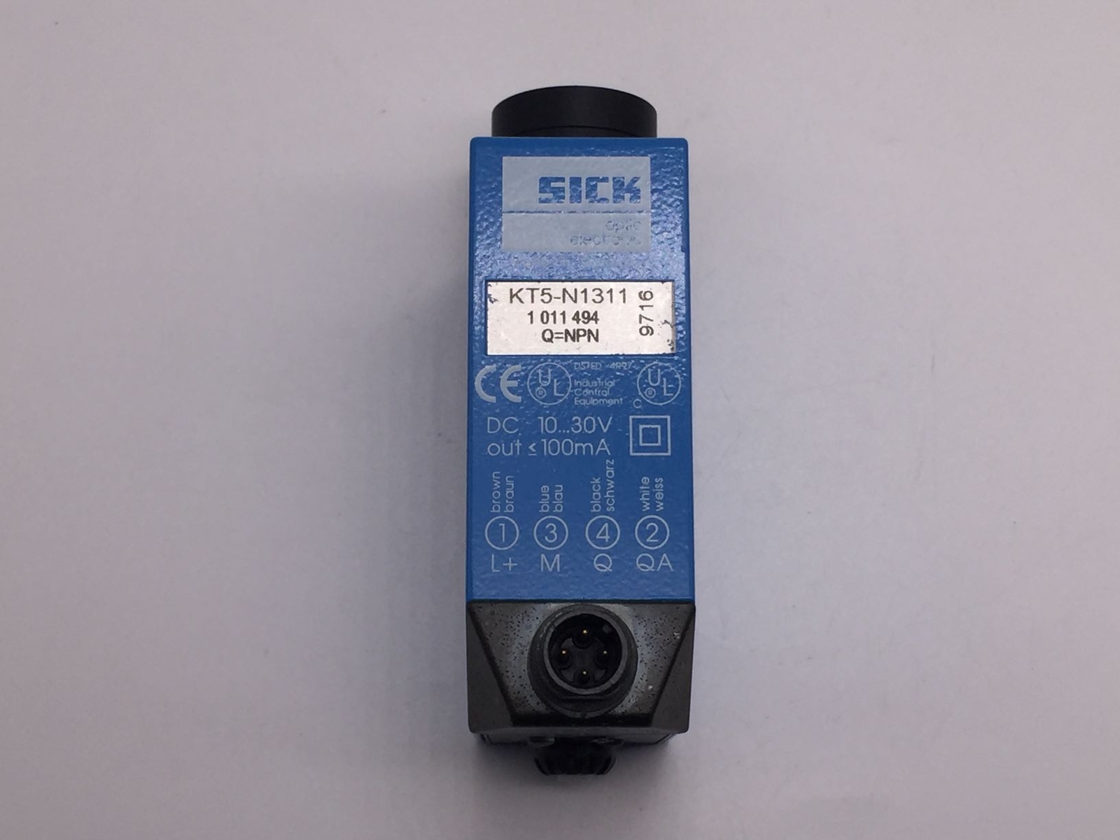 SICK KT5-N1311 1011494 CONTRAST SENSOR 10-30VDC PN# 1011494 for sale ...