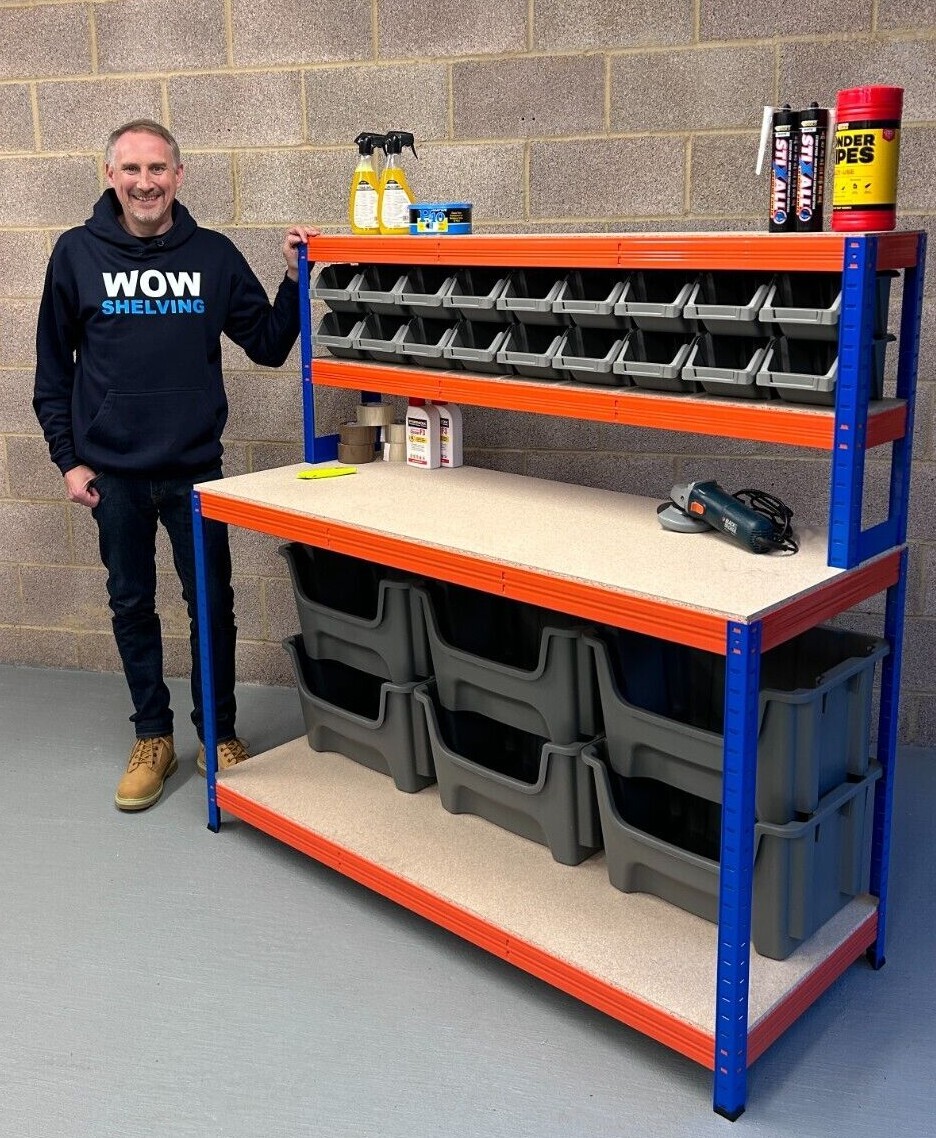 Work Benches With Storage DIGGIT HEAVY DUTY WORK BENCH CABINET COMBO,