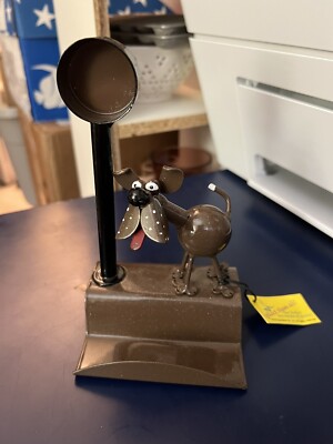 Spoonies Brown Dog Business Card Stand, made from spoons. Vet office ...